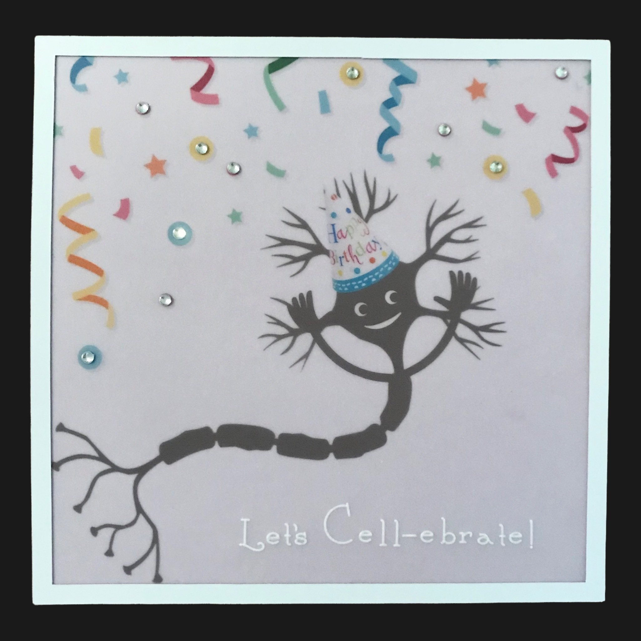 Biology Graduation Cards/ Biology Birthday Cards/ Neuroscience - Etsy