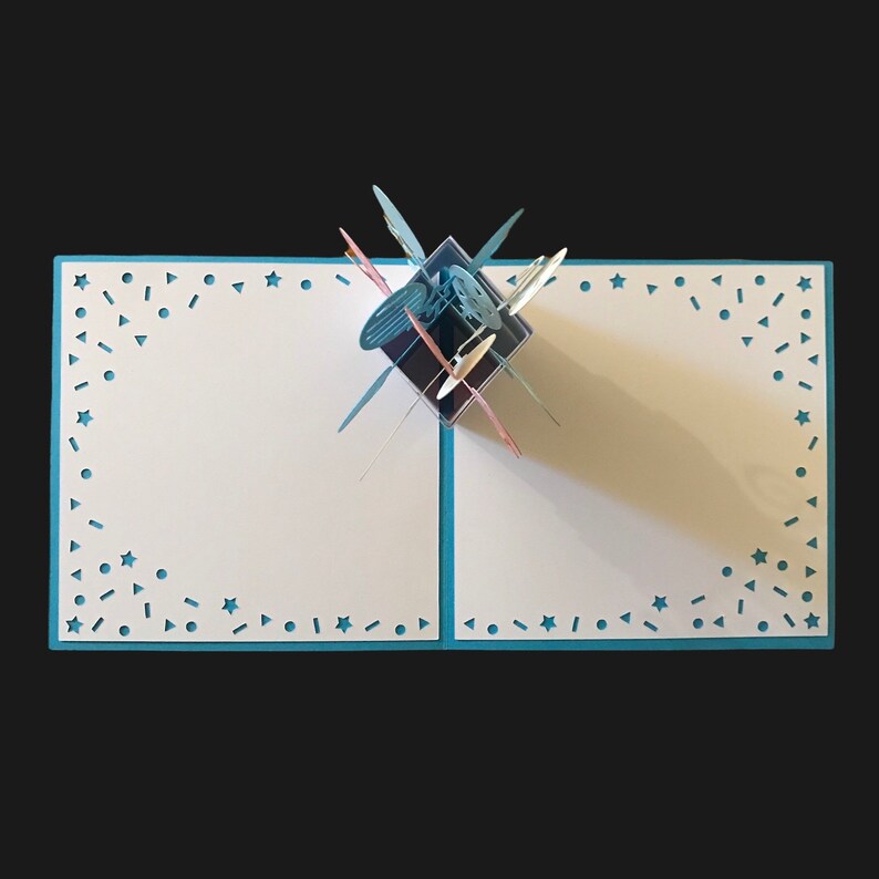 Pop up Birthday Balloon Card for All Occasions/ Personalised Balloon ...