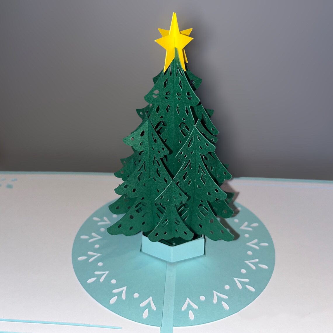 Pop up Christmas Tree Card | Pop up Christmas Cards | Personalised ...
