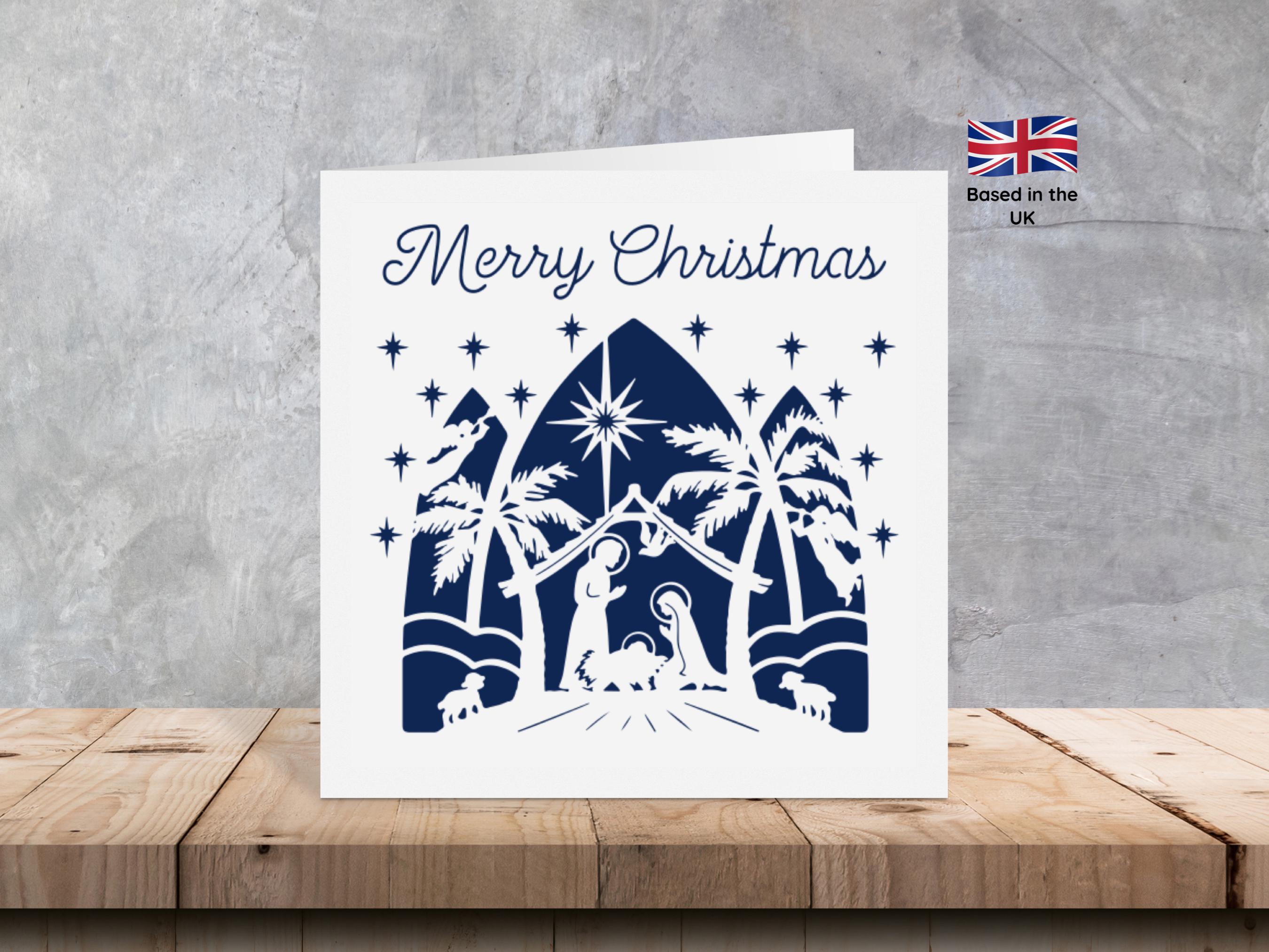 Handmade Nativity Scene Christmas Cards / Intricate Christmas Cards ...