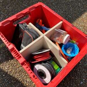 Four Section Packout Crate Divider (for One Crate) - Etsy