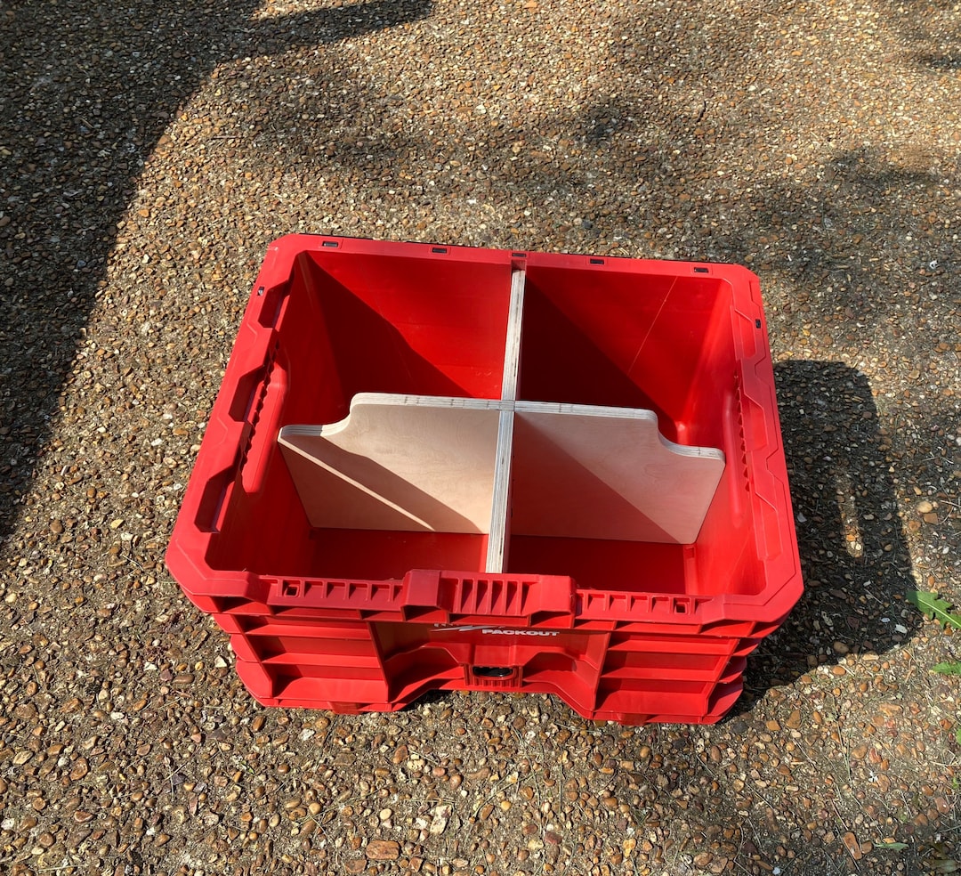 Four Section Packout Crate Divider (for One Crate) - Etsy