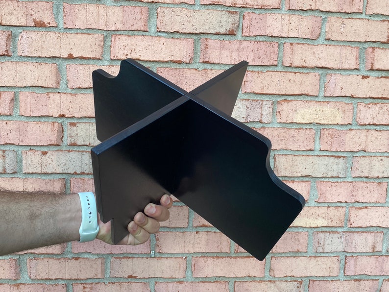 Four Section Packout Crate Divider Stained Black for One Cratesainted ...