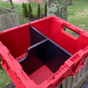 2 Black Packout Crate Dividers (for Two Crates) - Etsy