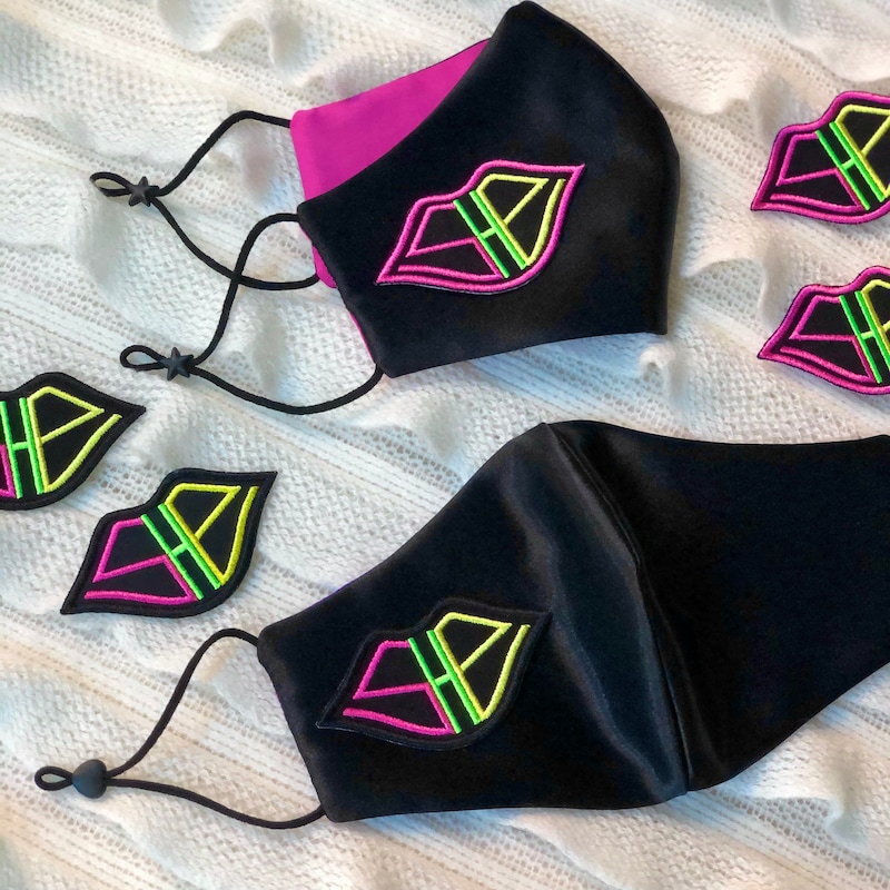 Embroidery Face Mask - Etsy
