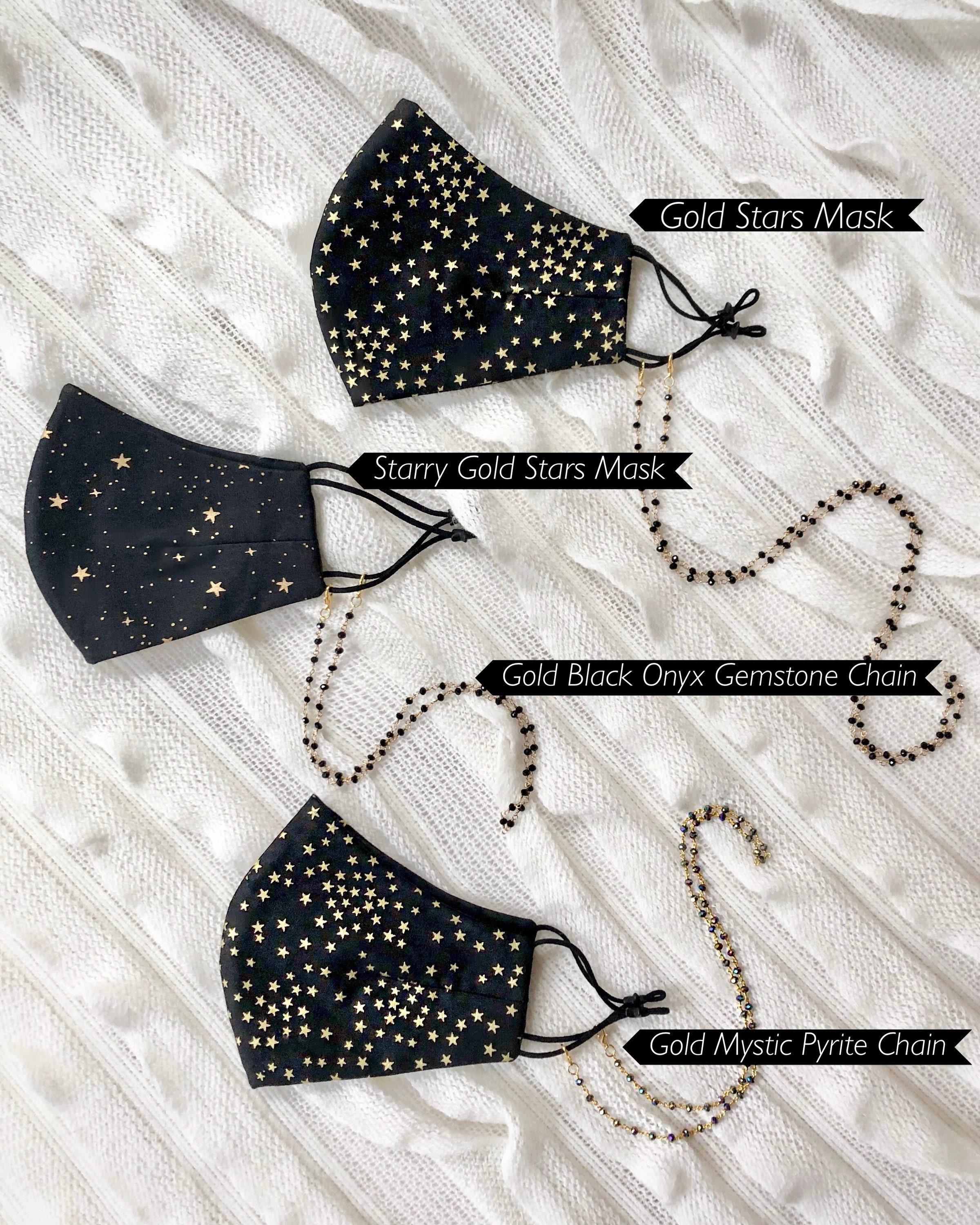 Glow In The Dark Mask Celestial Mask Moon and Stars Mask | Etsy