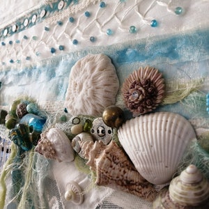 Come to the Waters-mixed Media, Fiber Art on Canvas - Etsy