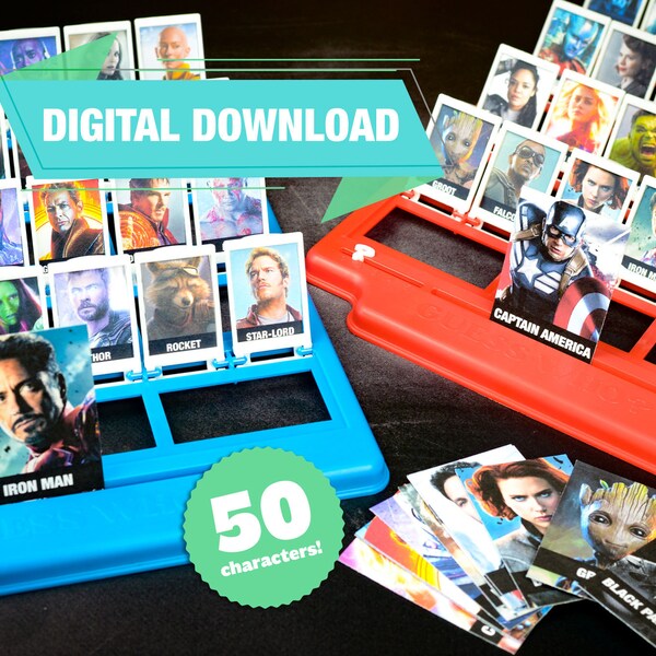 Guess Who Template - Etsy