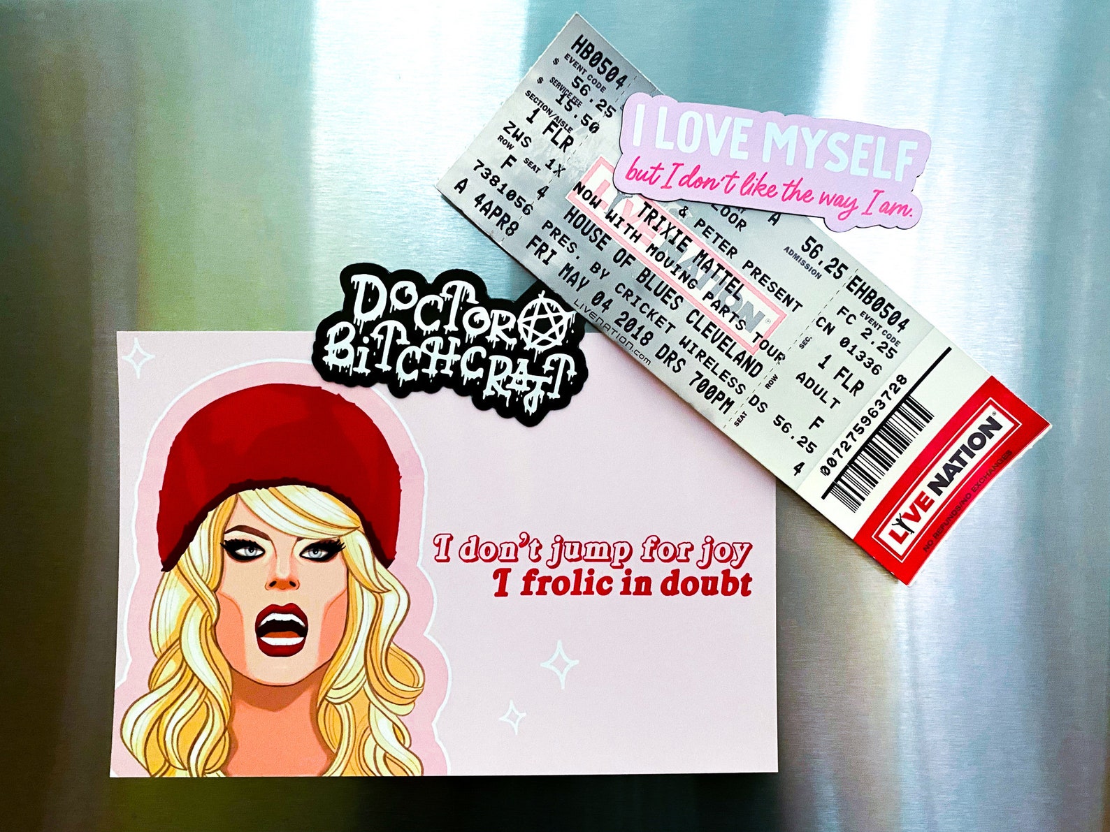 Trixie & Katya Magnet Duo UNHhhh Quotes Doctor Bitchcraft | Etsy