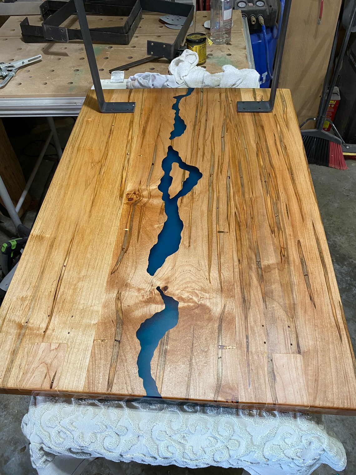 River Table and Matching End Tables - Etsy