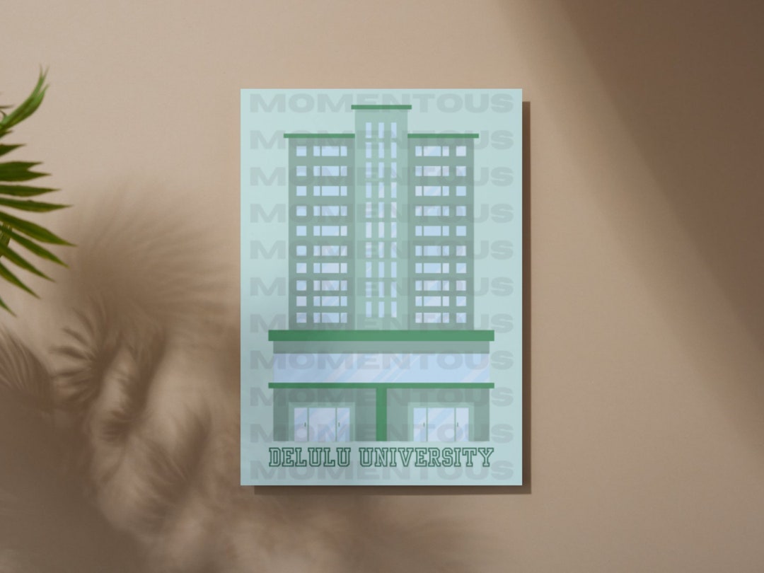 A "university" Digital Print Download | College Poster Art | University ...