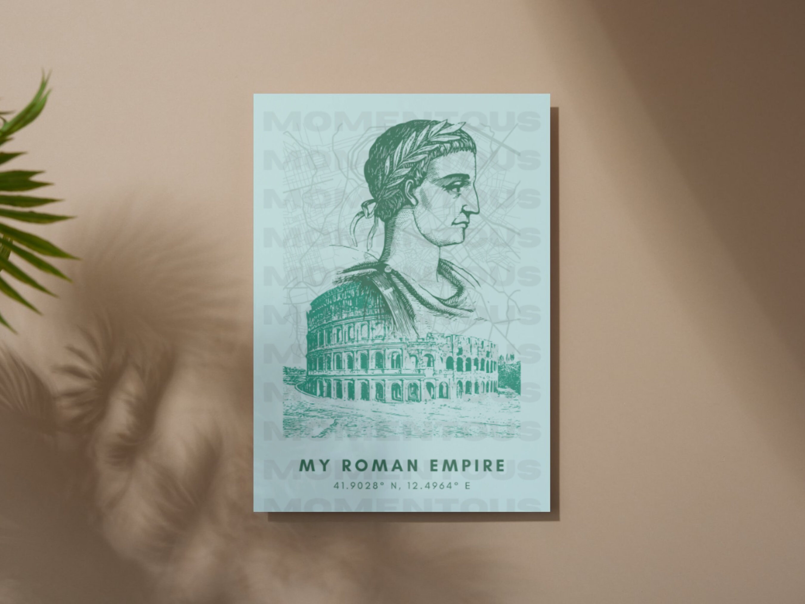 A "roman Empire" Digital Print Download | Roman Empire Map Art ...