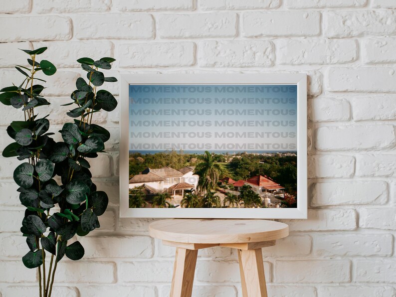 Jamaica Skyline Landscape Digital Download Print | Color 35mm Film ...