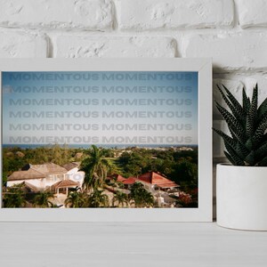 Jamaica Skyline Landscape Digital Download Print | Color 35mm Film ...