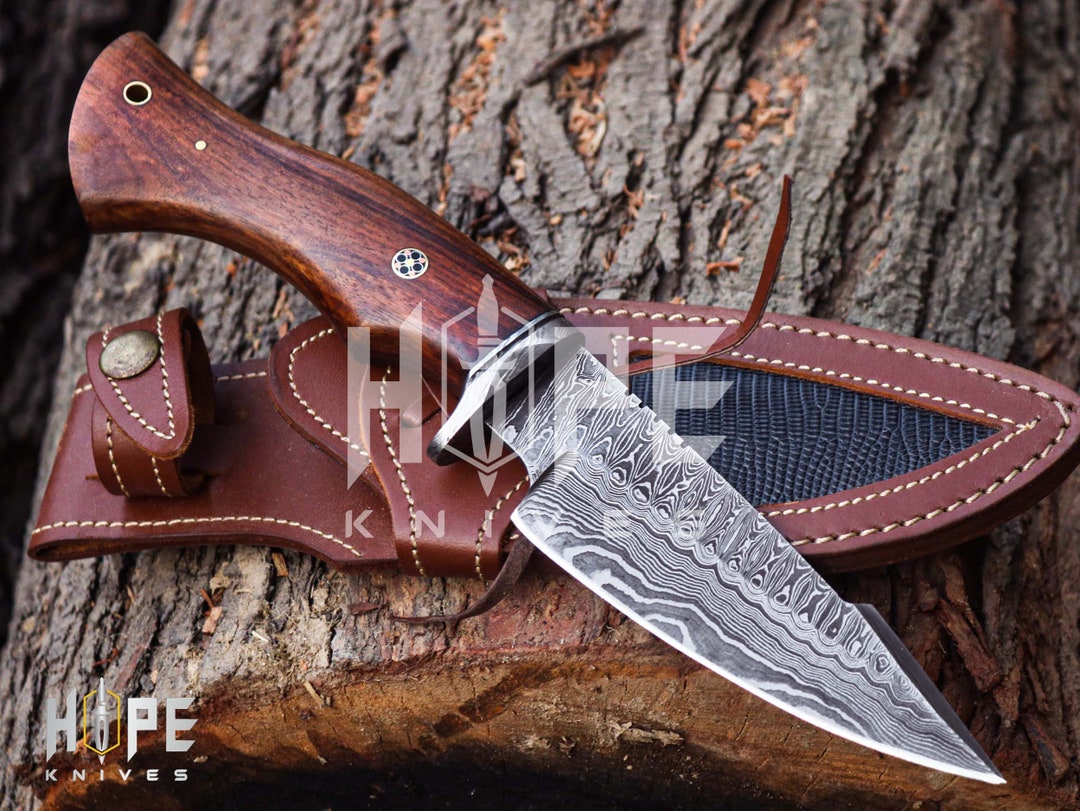 Hand Forged Knife, Viking Knife, Obsidian Knife, Fixed Blade Knife ...