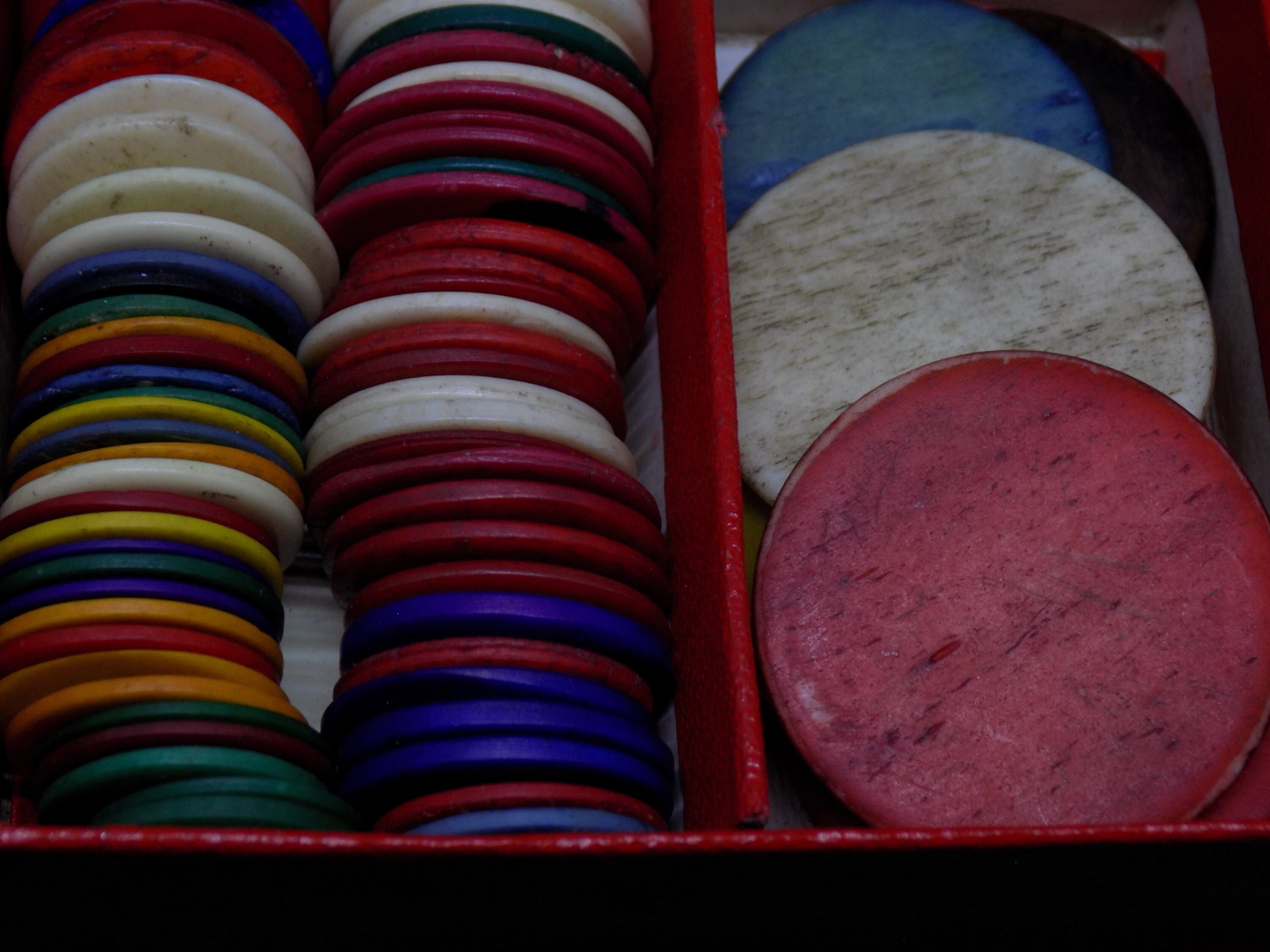 Box of Vintage Board Game Counters | Etsy