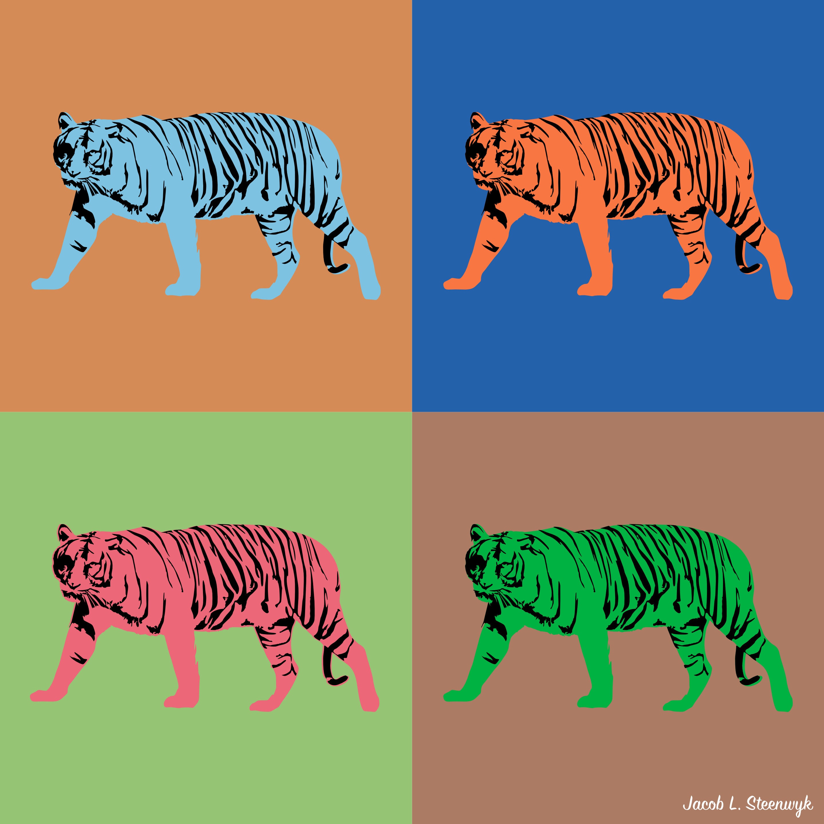 Sunda Tiger - Poster - Etsy