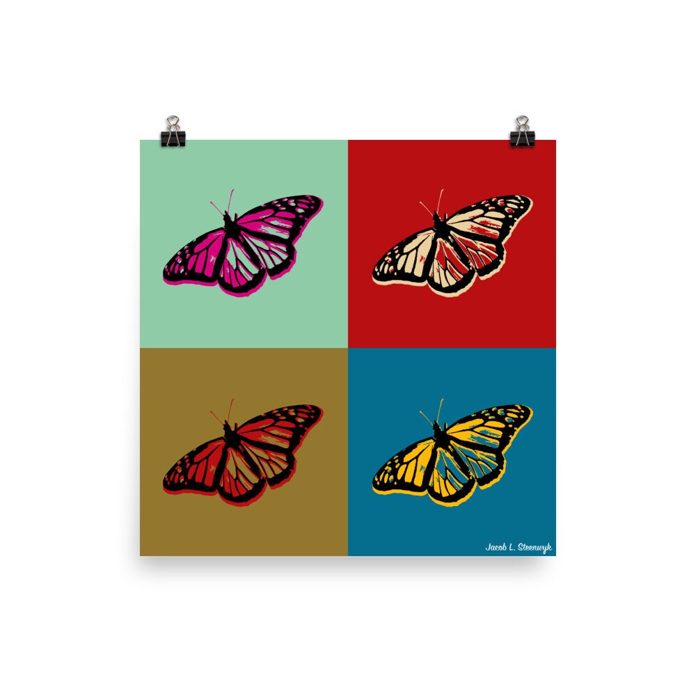 Monarch Butterfly Poster - Etsy