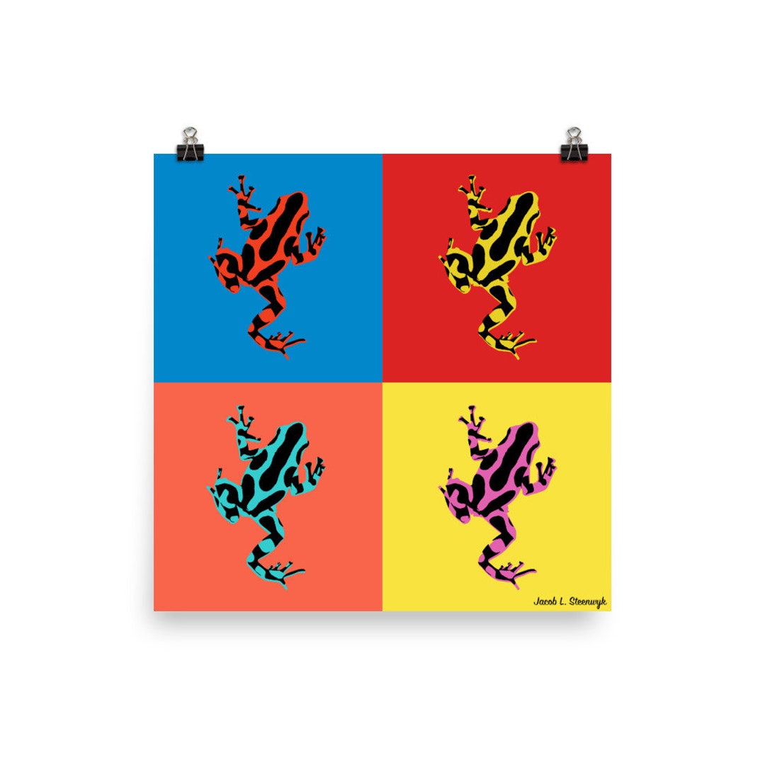 Poison Dart Frog - Poster - Etsy