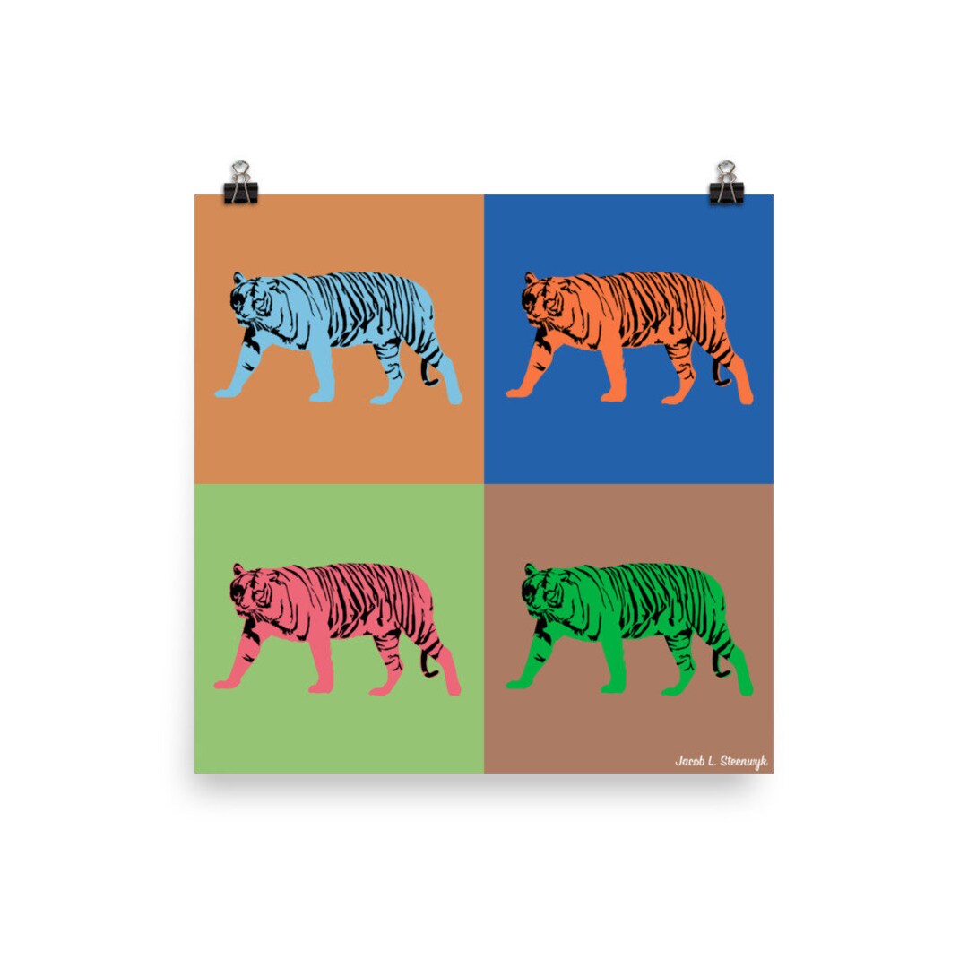 Sunda Tiger - Poster - Etsy