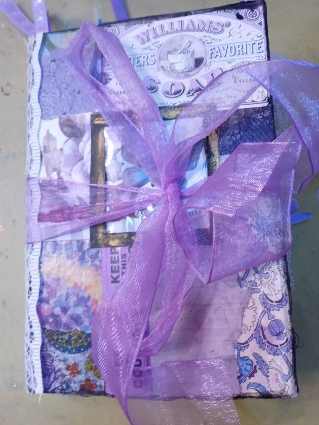 Pretty Purple Journal - Etsy