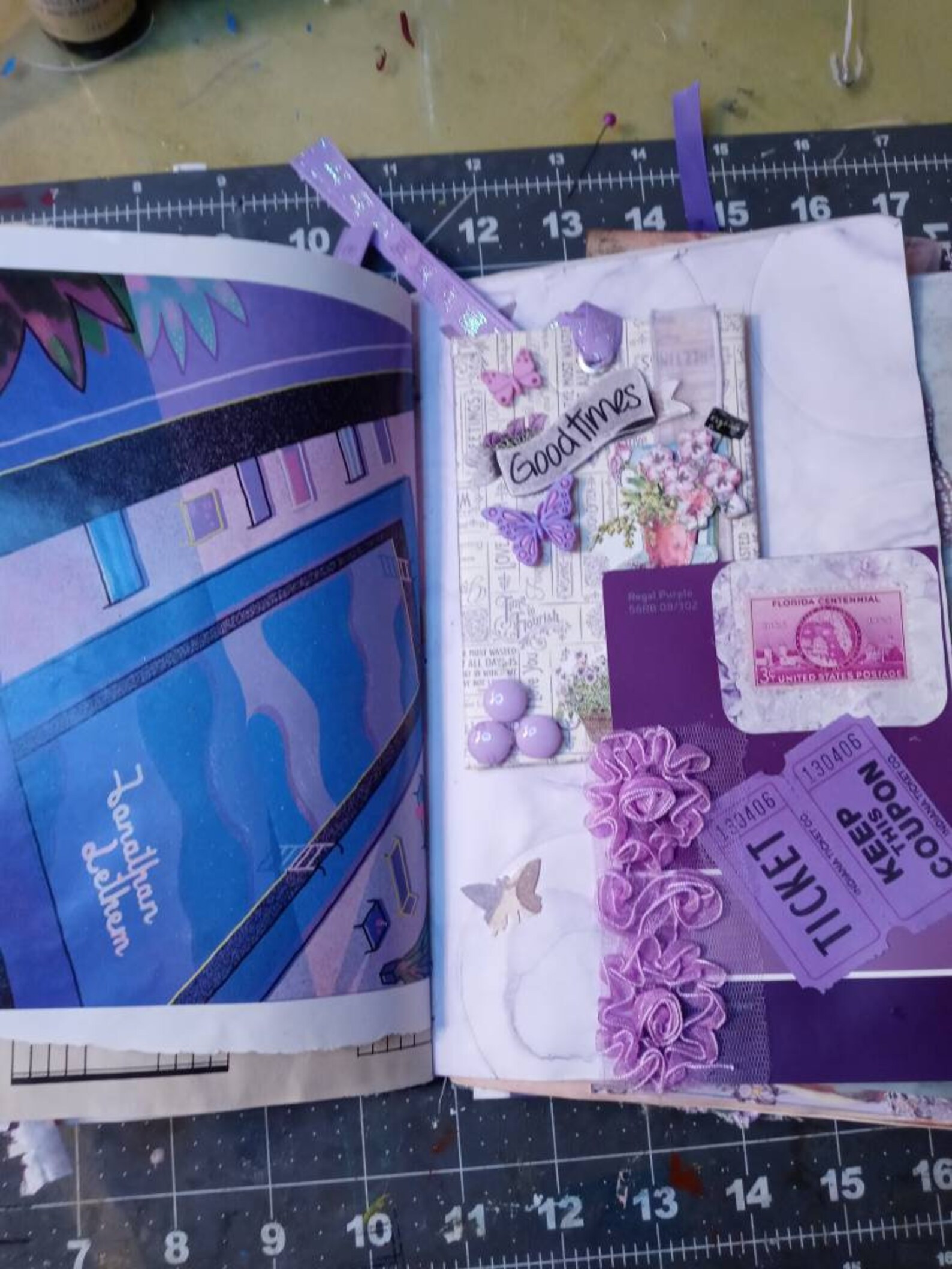 Pretty Purple Journal - Etsy