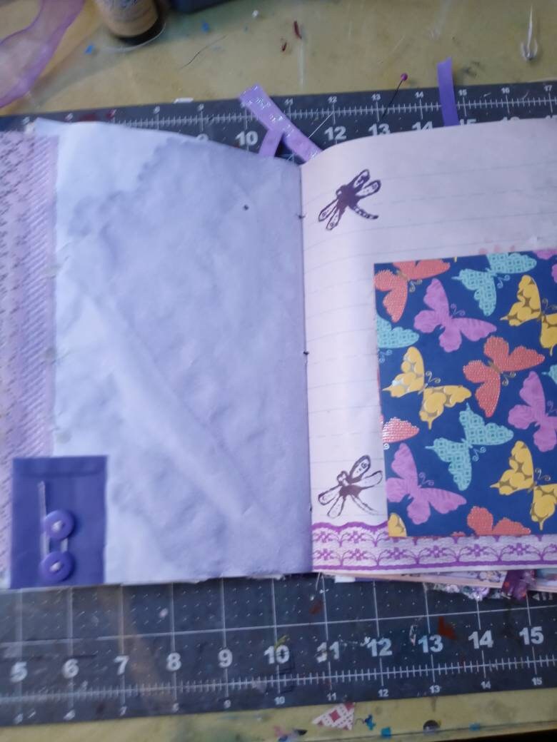 Pretty Purple Journal - Etsy