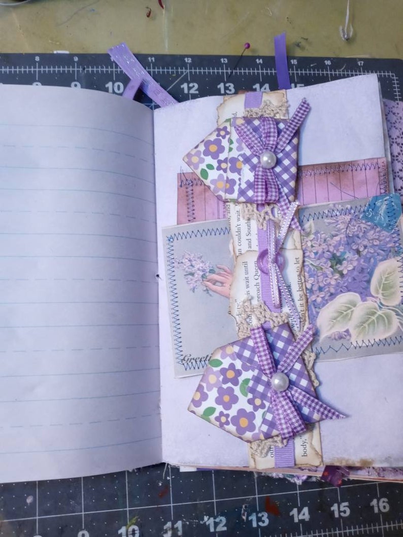 Pretty Purple Journal - Etsy