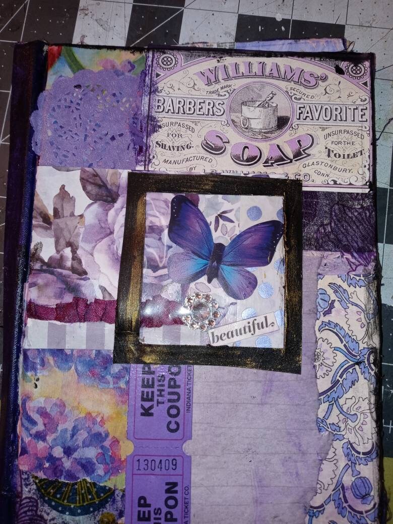 Pretty Purple Journal - Etsy