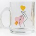 Korean Finger Heart Saranghae Mug Valentines Day | Kdrama, I Love You Mom Dad Mug, Eomma, Appa ...