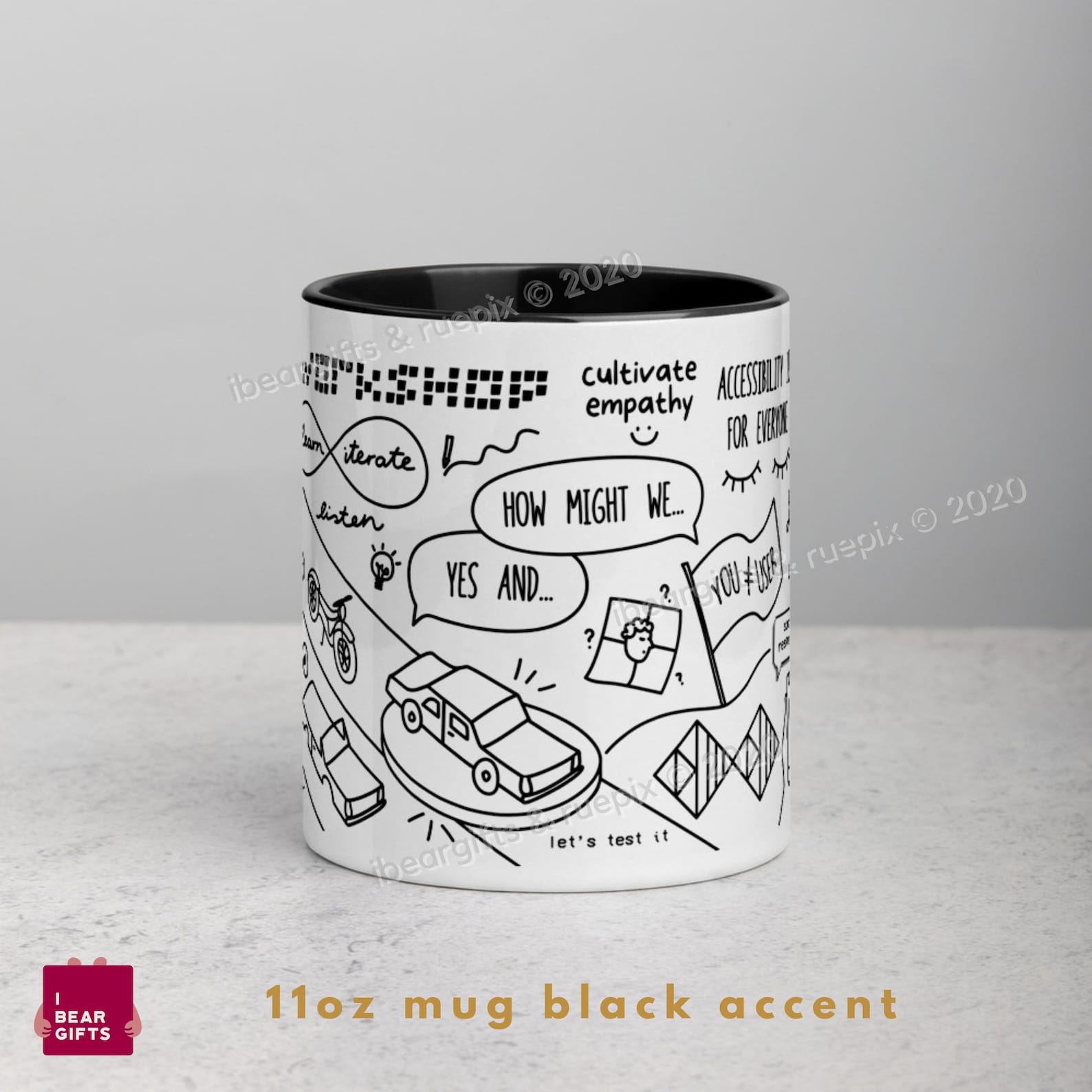 UX UI Designer Doodle Gift Mug | Product User Experience Manager ...
