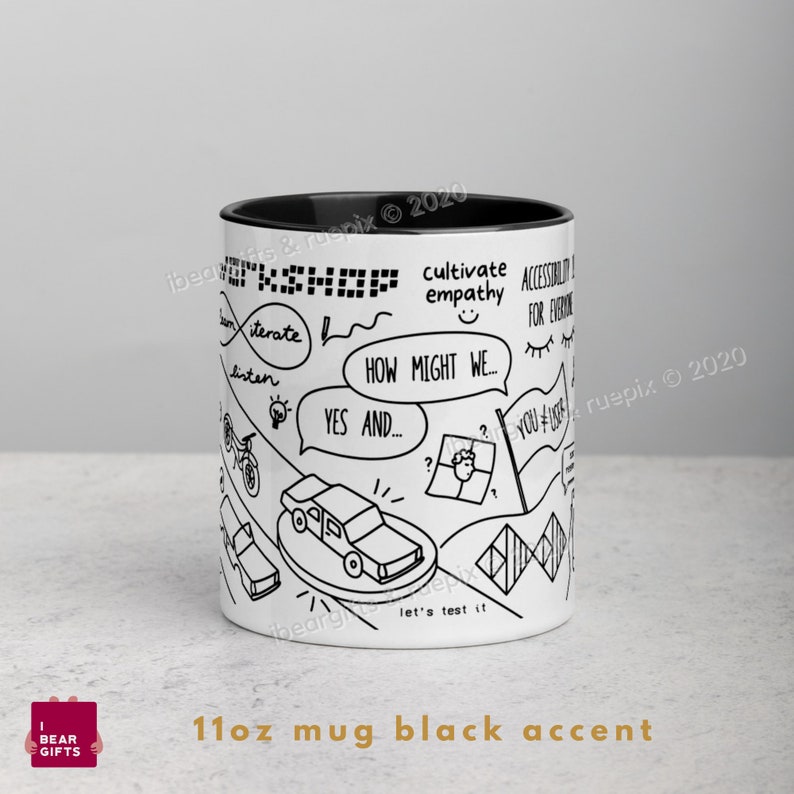 UX UI Designer Doodle Gift Mug Product User Experience | Etsy
