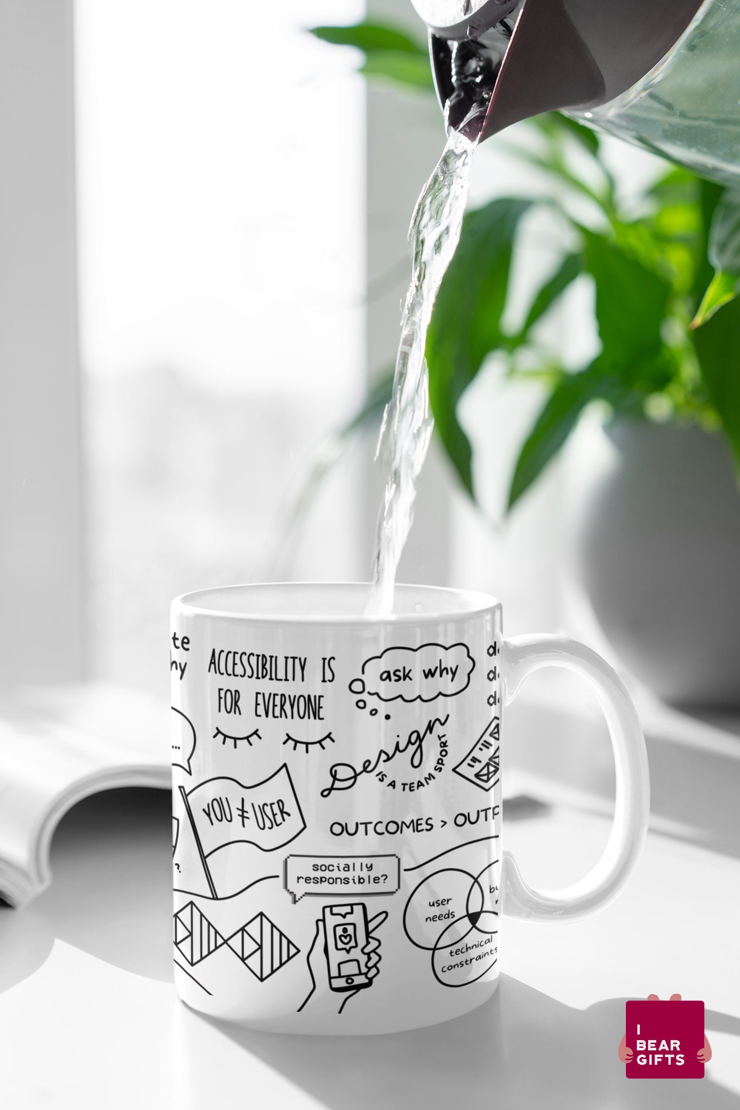 UX UI Designer Doodle Gift Mug Product User Experience | Etsy