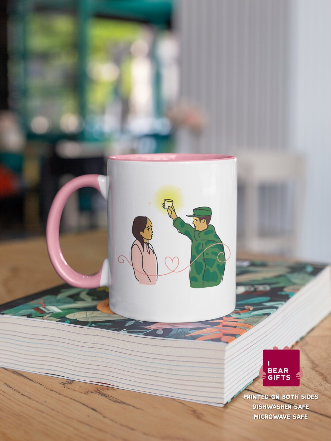 CLOY Kdrama Love Candle Scene Mug | Crash Landing on You, Saranghae ...