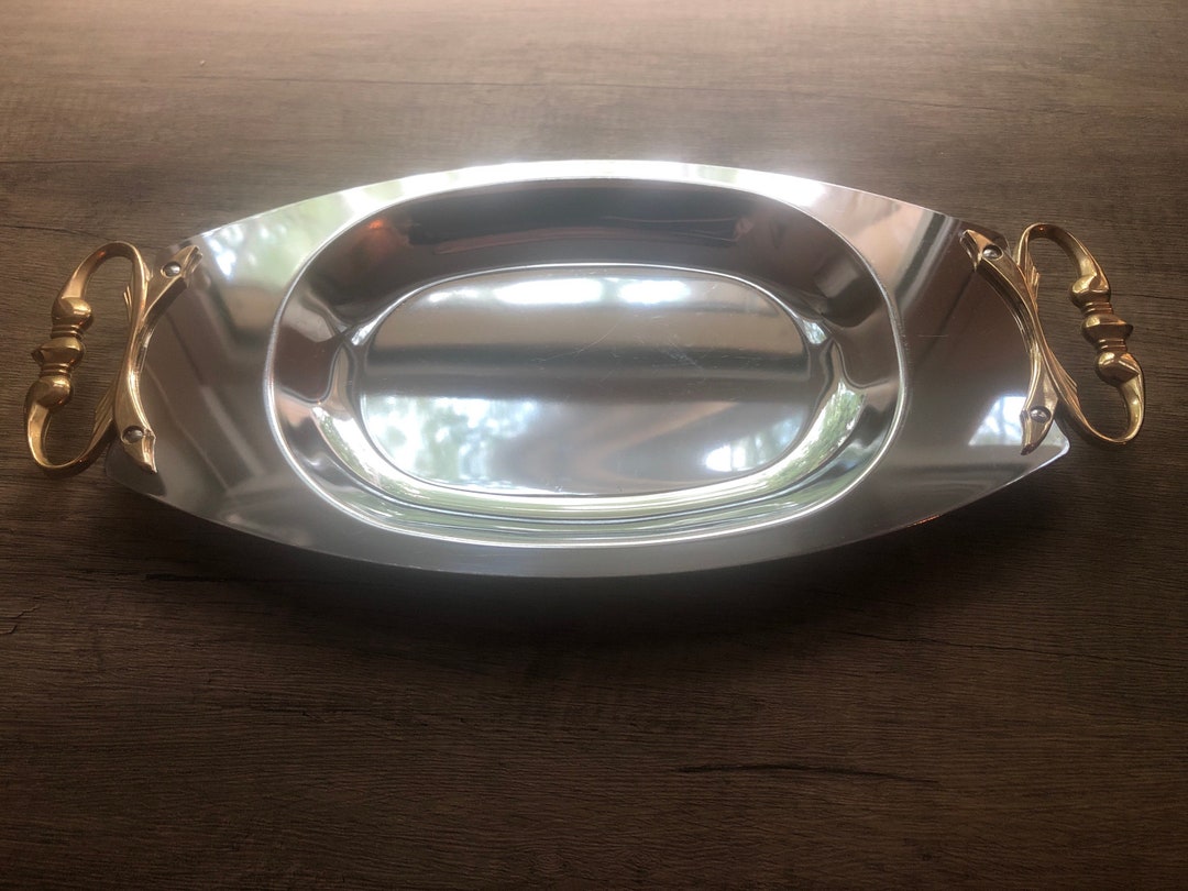 Classic Mid-century Chrome Kromex Tray - Etsy