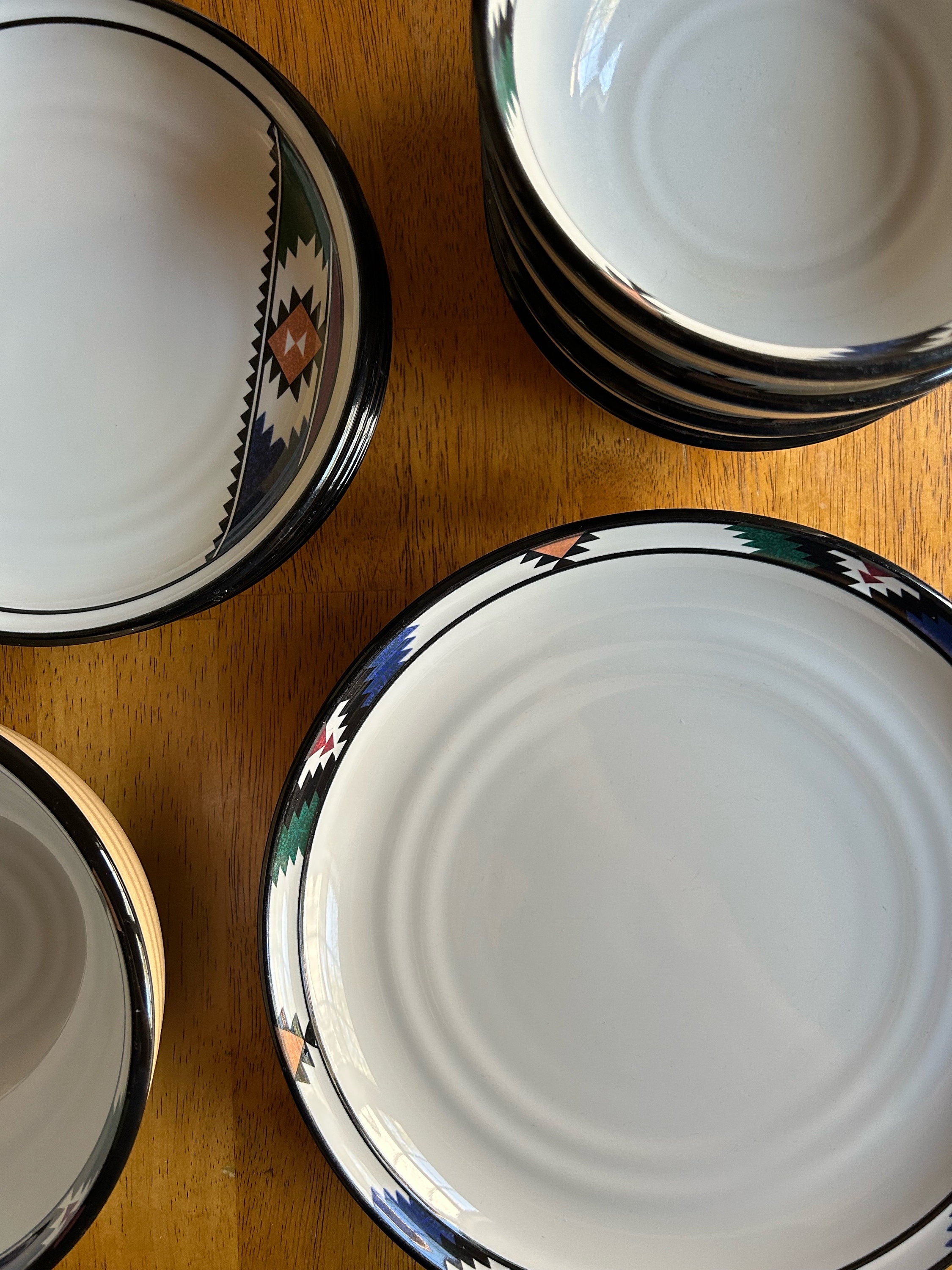 Vintage Noritake Stoneware Kachina Replacement Dishes Including Bowls ...