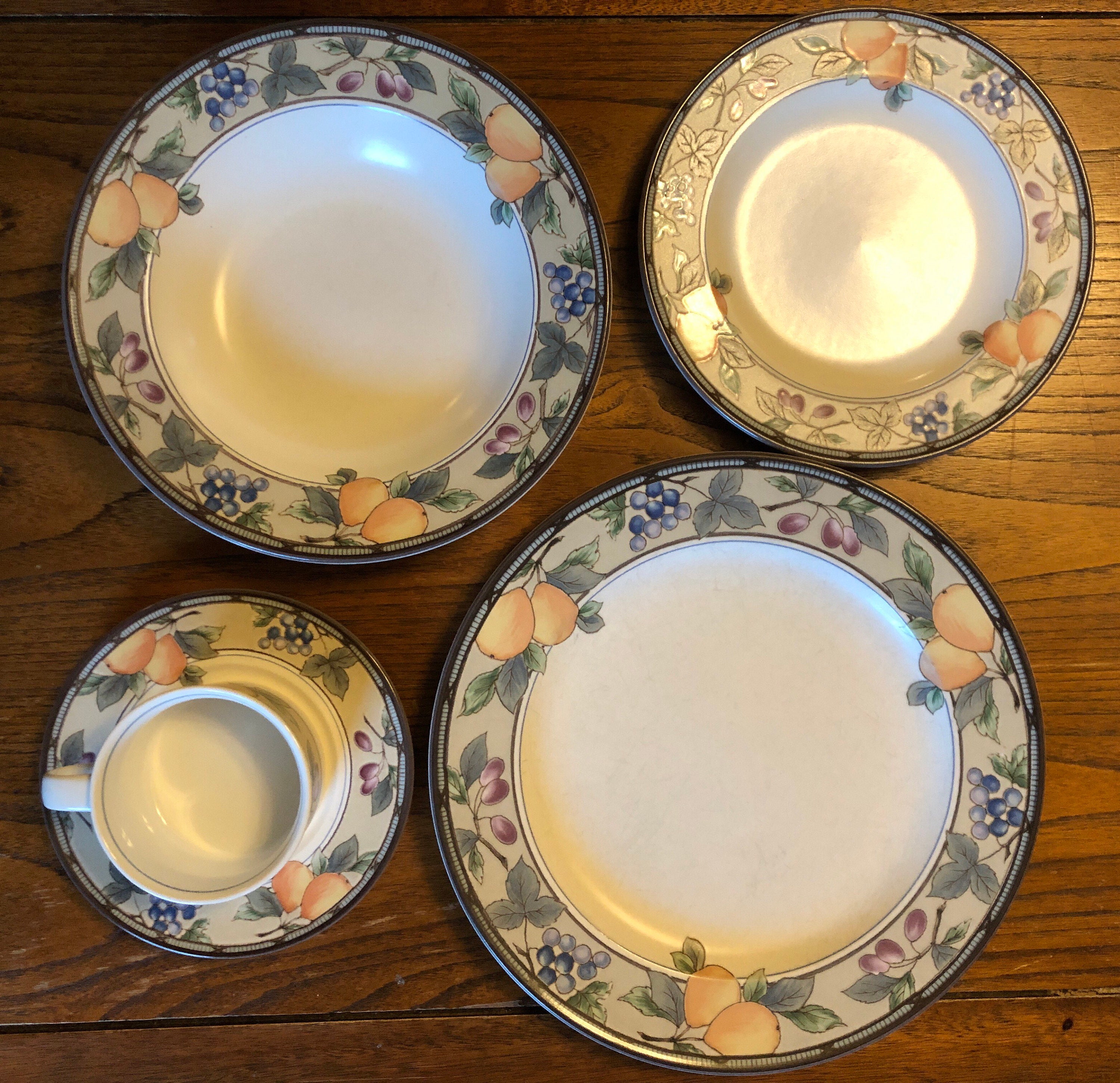 Mikasa Intaglio Garden Harvest Replacement Dishes- CAC29 Serving ...