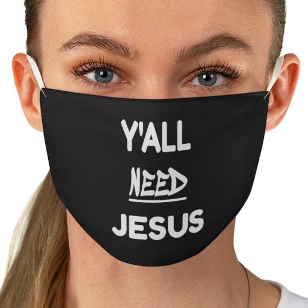 Jesus Face Mask - Etsy