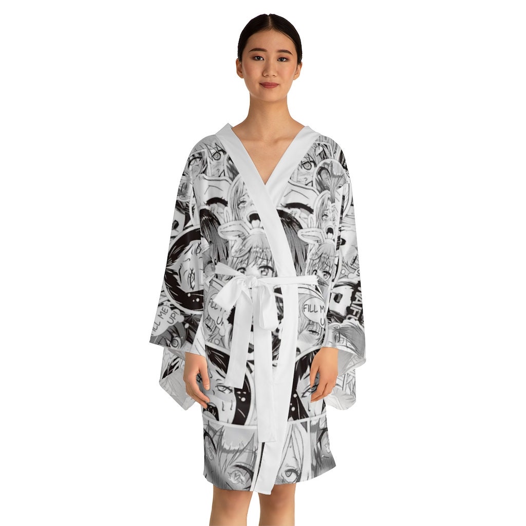 Anime Henti Cartoon Gamer Cosplay Long Sleeve Kimono Robe - Etsy