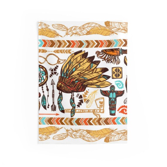 Native American Indoor Wall Tapestries | Etsy
