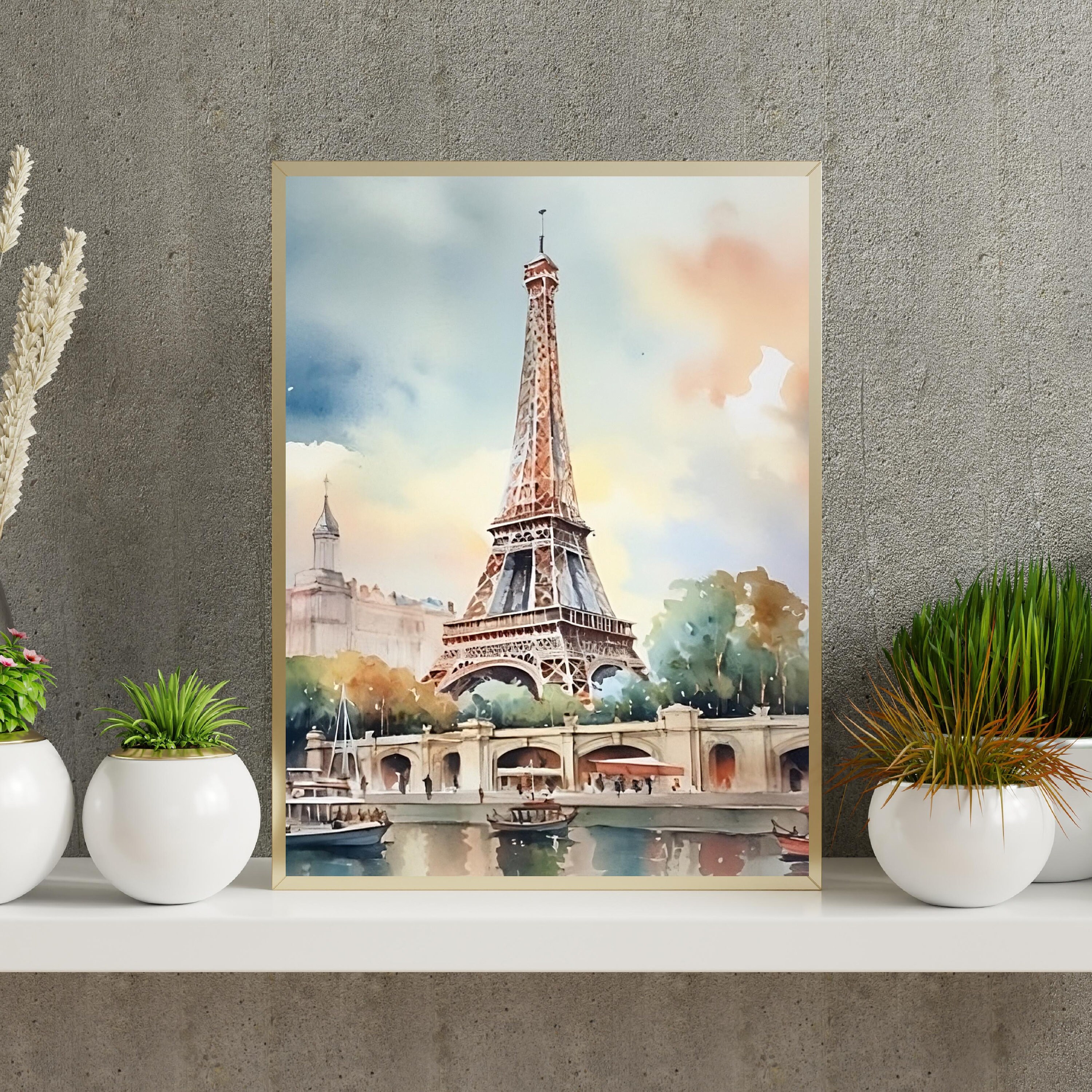 Europe Trip Inspo Watercolor Wall Art Set of 6 Venice Italy - Etsy