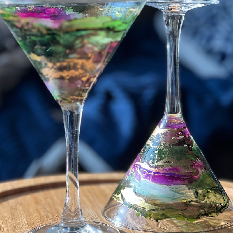 Funky Drink Glasses - Etsy