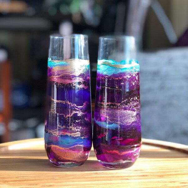 Purple Flute - Etsy