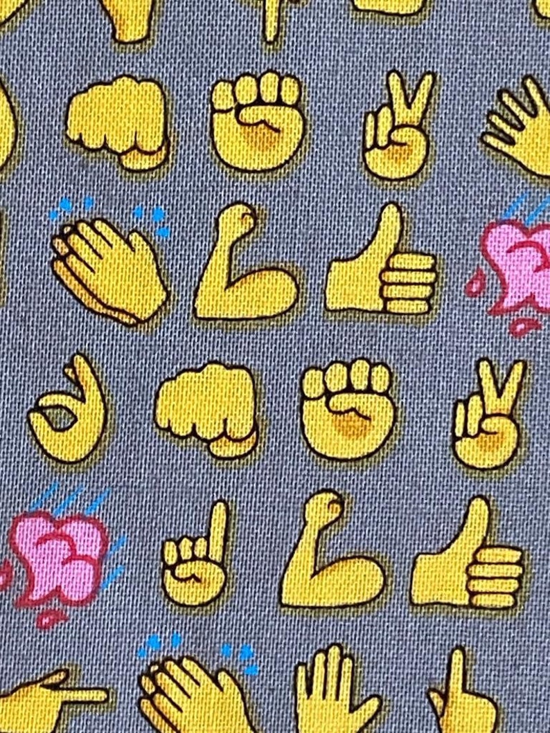 Sign Language Linguistic Cotton Quilt Fabric 18 X 21 FQ New | Etsy