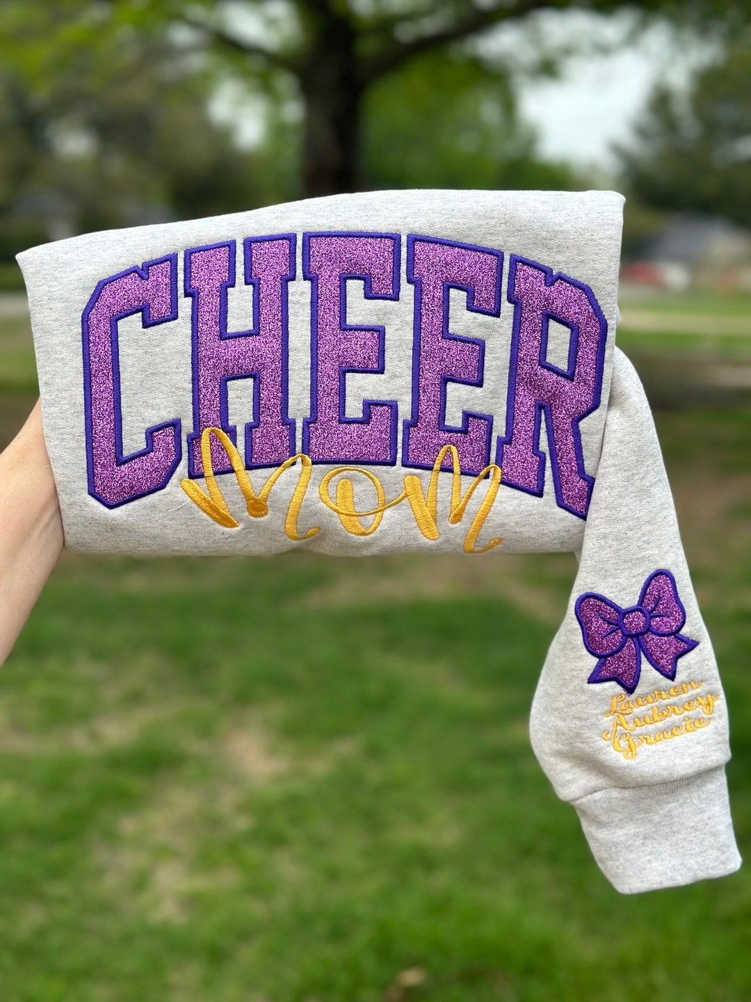 Cheerleading Mama Sweater / Embroidery / Cheerleading Shirt ...