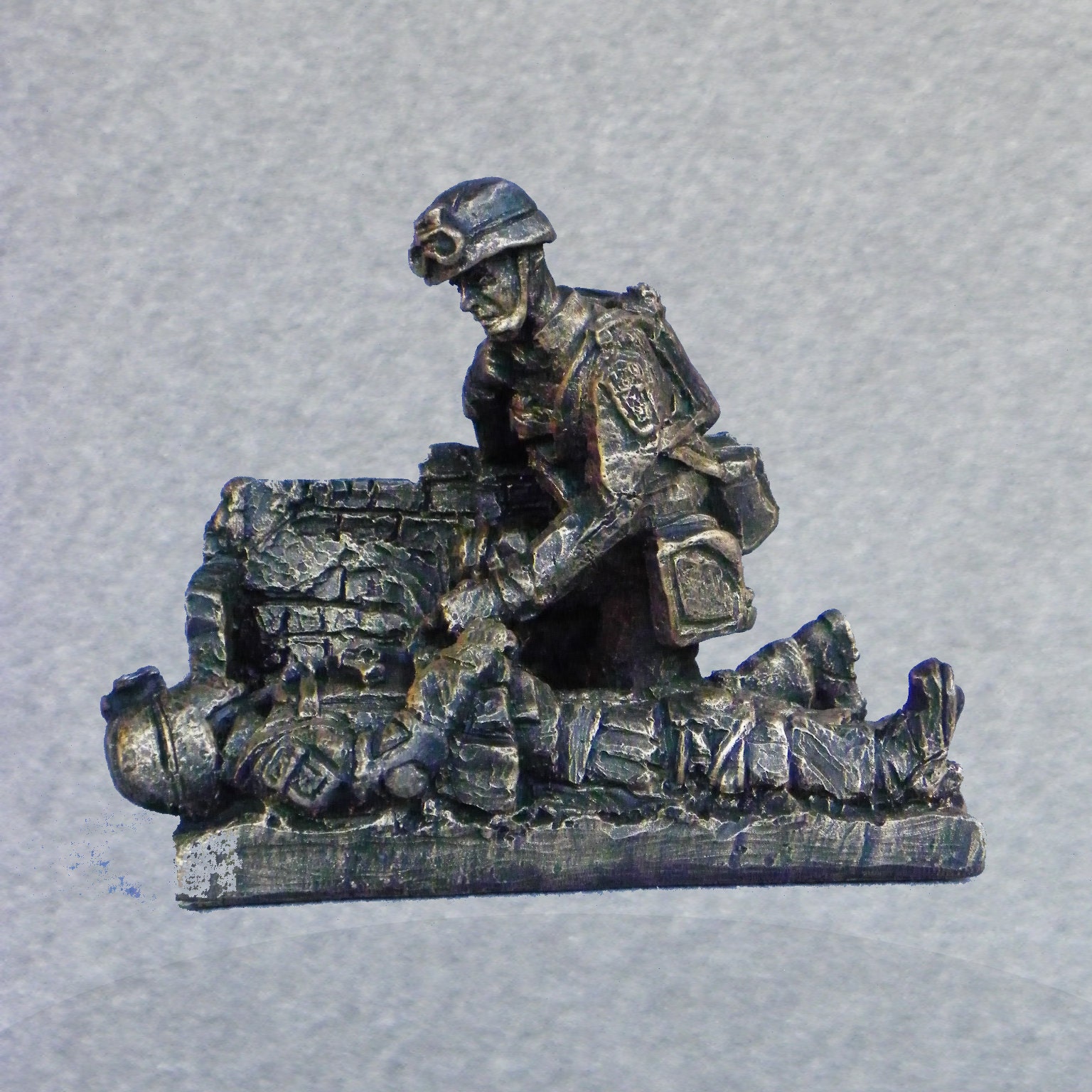 Combat Medic Statue Drawing