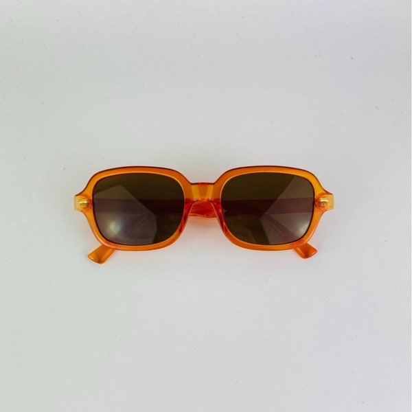 Orange Frame Sunglasses - Etsy