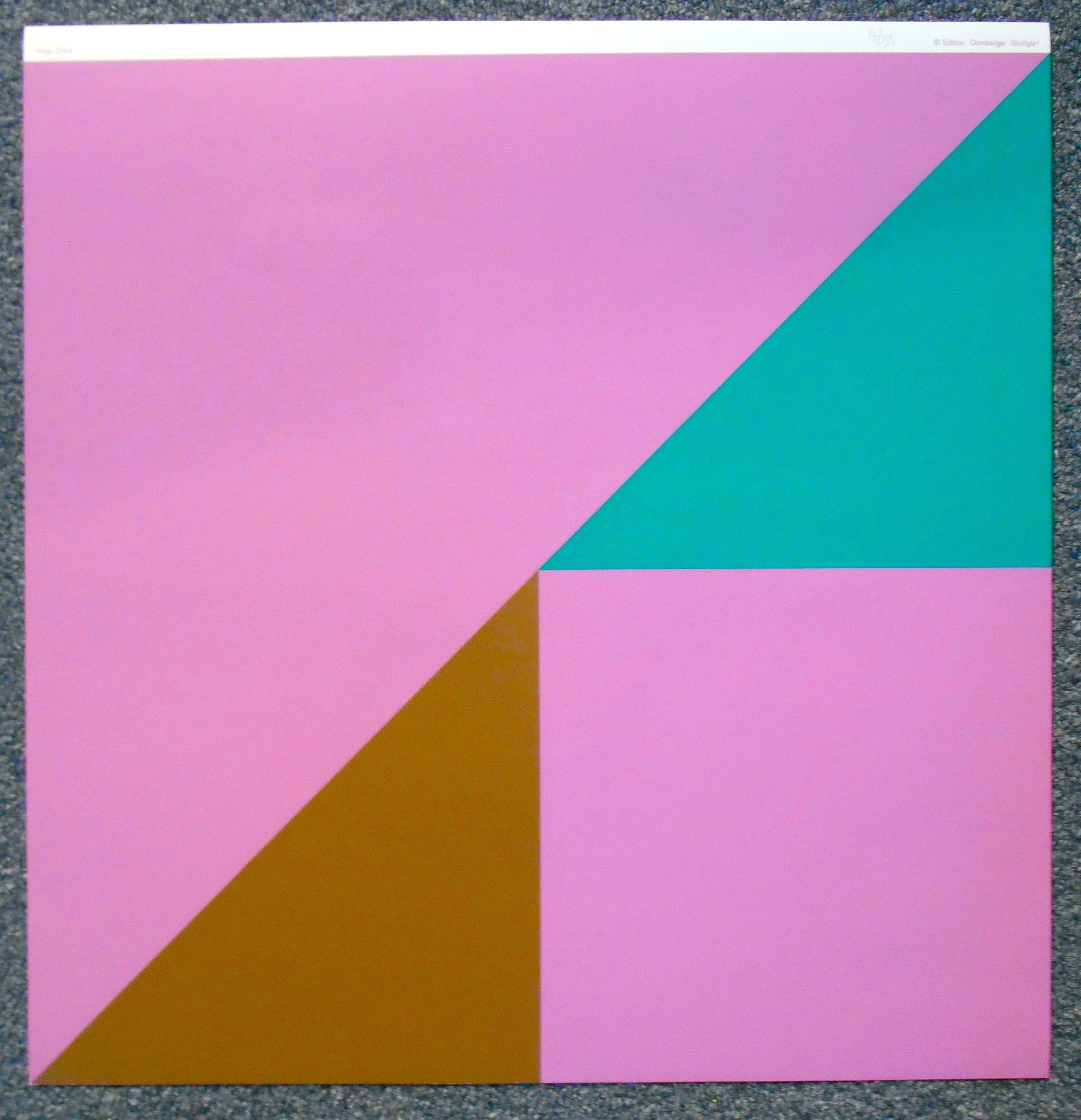 Hugo Dietz Signed Numbered Serigraph From Domberger Kalender Portfolio ...