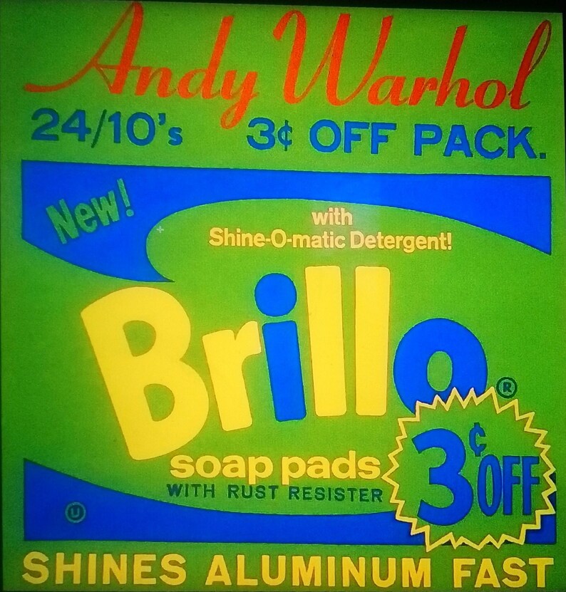 Andy Warhol Brillo Silkscreen 1970 - Etsy