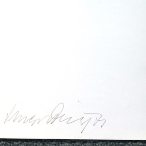 Hugo Dietz Signed Numbered Serigraph From Domberger Kalender Portfolio ...